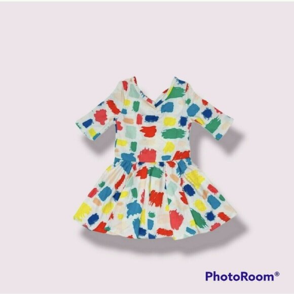 Dot Dot Smile | Dresses | Dds Paint Swatch Ballerina Dress | Poshmark